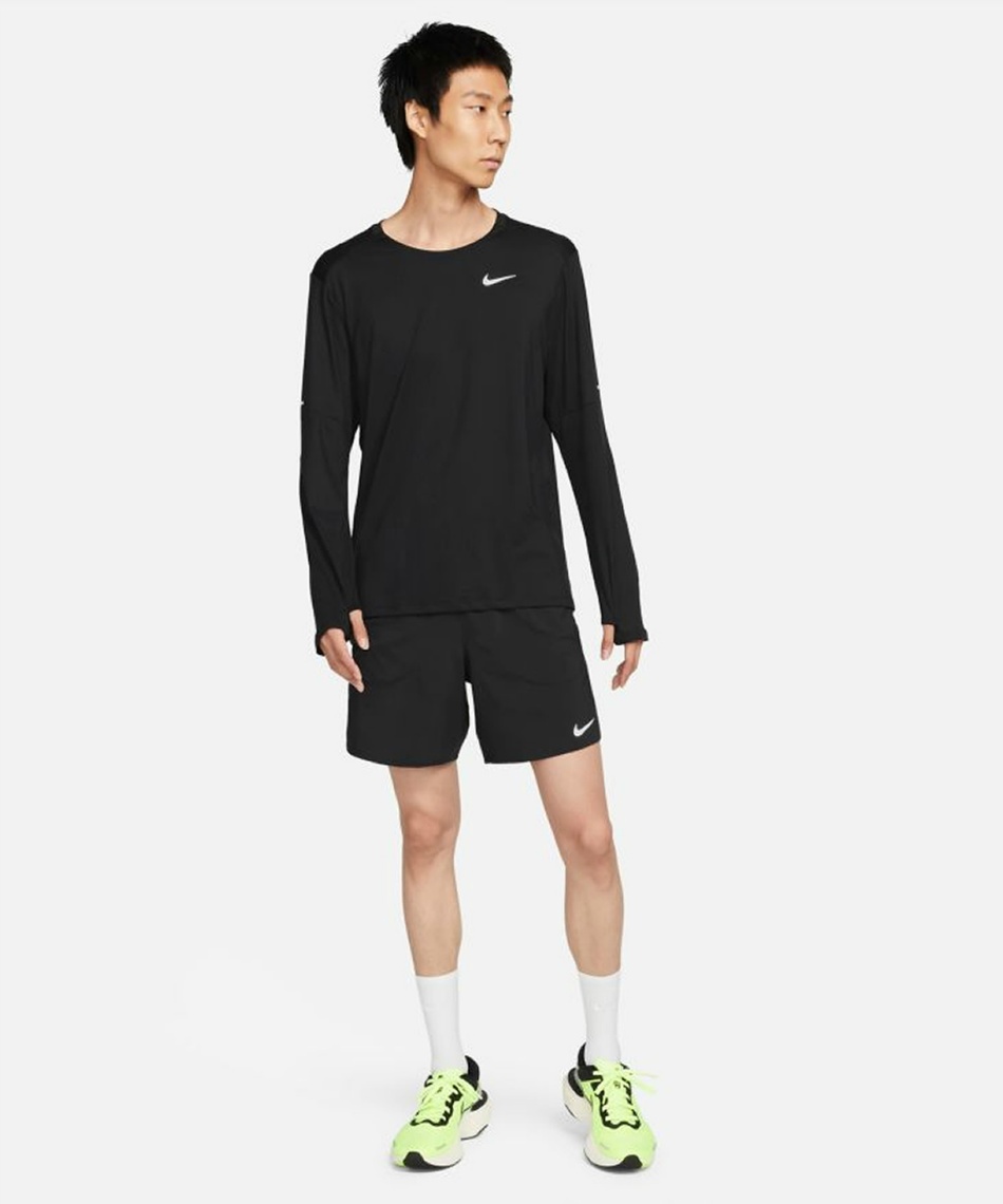 ランニングウェア Tシャツ 長袖 メンズ DF エレメント L/S クルー DD4755-010 | スポーツ用品ならヒマラヤオンラインストア【公式】