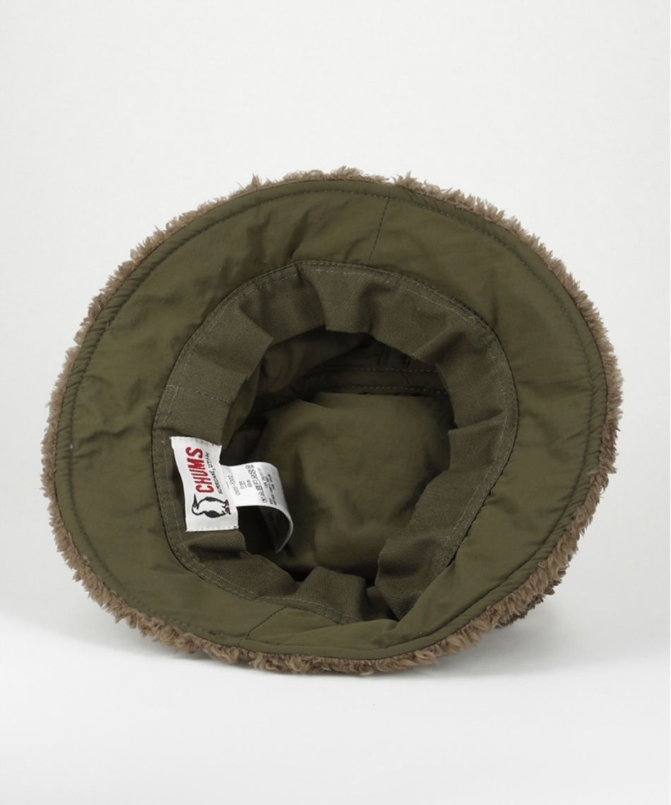 チャムス(CHUMS) ハット エルモフリースバケットハット Elmo Fleece Bucket Hat CH05-1302 Brown ...