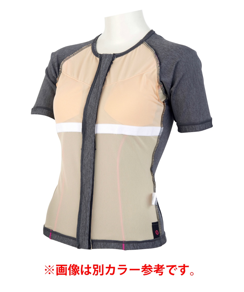 フィットネス水着 セパレート 大きめカラースナップ付きセパレーツ 差し込みフィットパッド LAR-3242W-MKBK | スポーツ用品なら ...