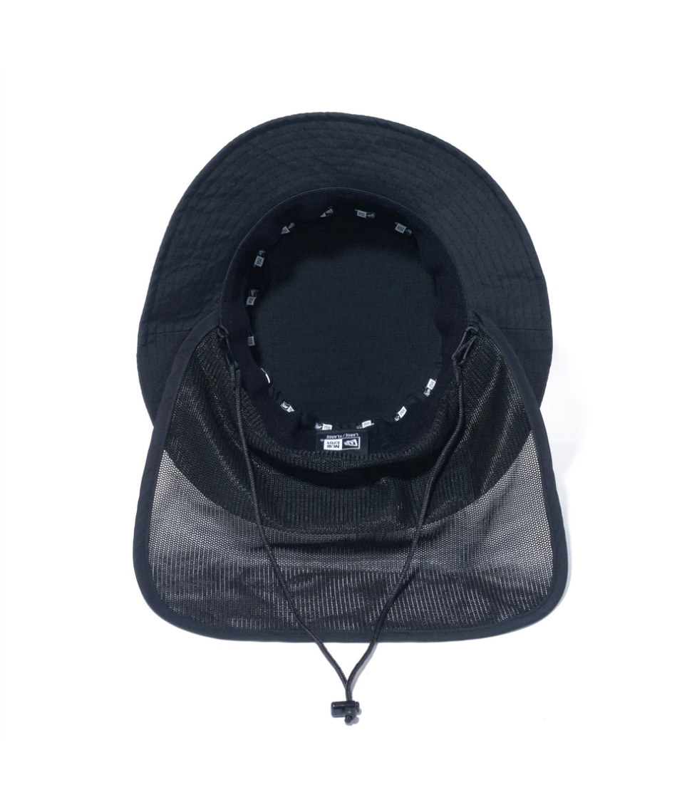 ニューエラ(NEW ERA) ハット アドベンチャーライト サンシェード Tech AIR COOL DOTS ブラック ADVENTURE ...