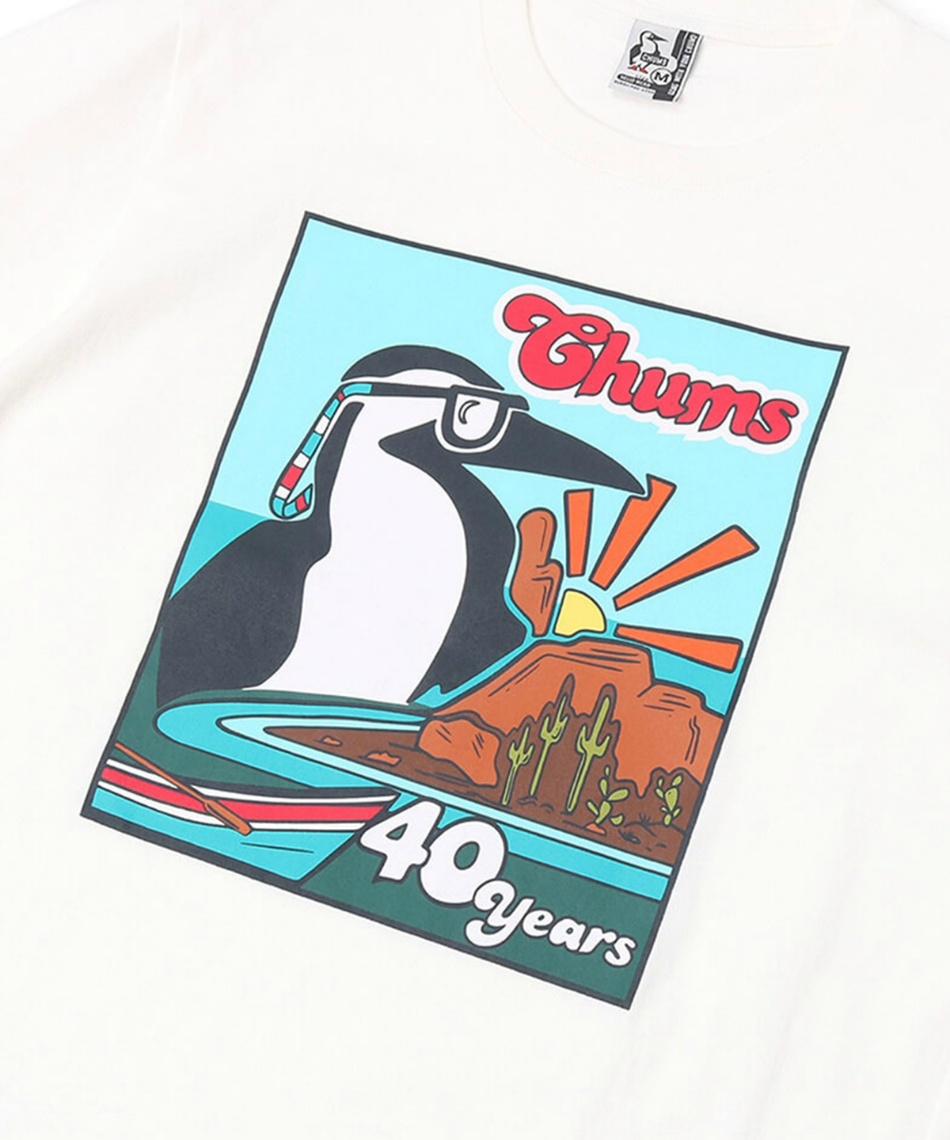 チャムス(CHUMS) Tシャツ 長袖 40イヤーズロングスリーブ CH01-2251 White | スポーツ用品ならヒマラヤオンラインストア【公式】