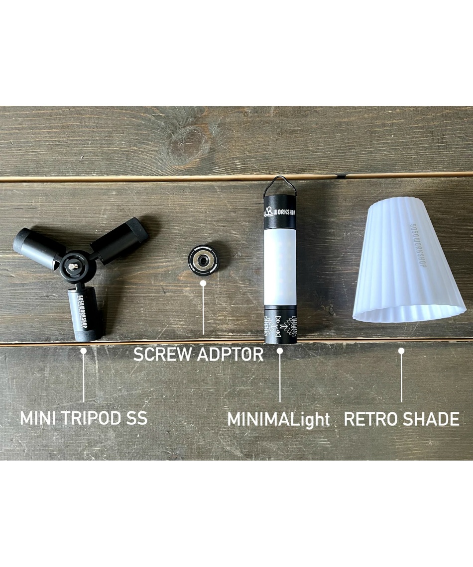 フィフティ フィフティ ワークショップ(50/50WORKSHOP) ランタンスタンド MINI TRIPOD SS TR014-5WS-4322 | スポーツ用品ならヒマラヤオンラインストア【公式】