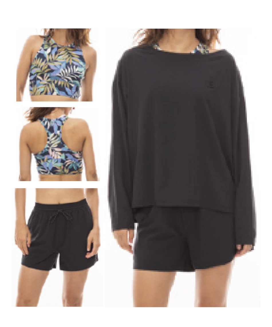 ビラボン(BILLABONG) 水着 ビキニ ADIV 3 PIECES BIKINI ハイネックビキニ3点セット BE013809 【国内 ...