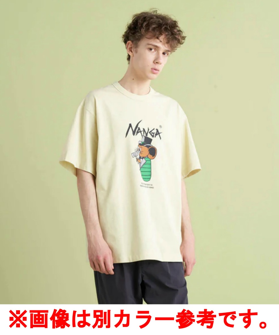 ナンガ(NANGA) Tシャツ 半袖 NANGA×JERRY UKAI ECO HYBRID SLEEPING JERRY MARQUEZ TEE NW2411-1G806-C WHT ...