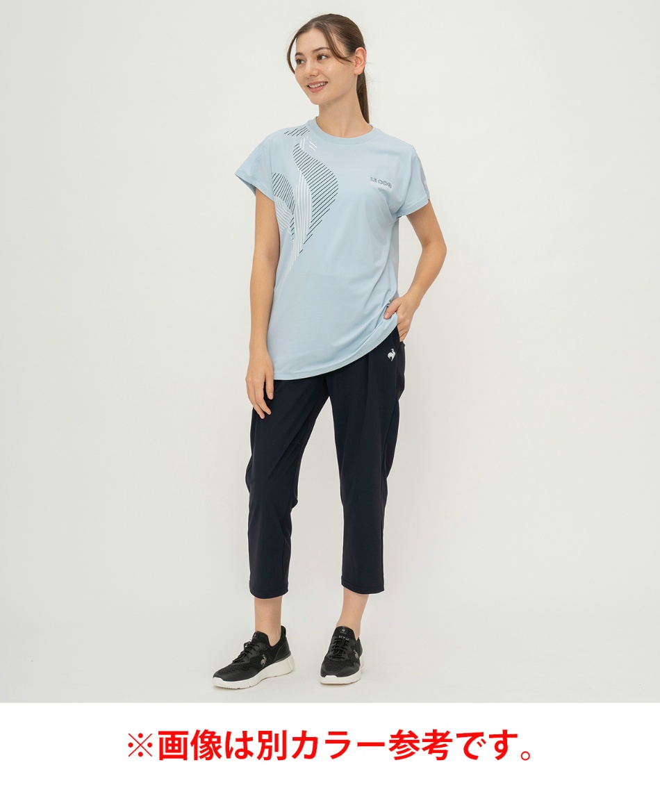 ルコックスポルティフ(le coq sportif) Tシャツ 半袖 接触冷感フレンチスリーブシャツ LT5SHT09L-GR00 ...