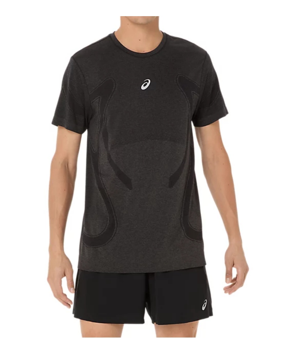 アシックス(asics) ランニングウェア Tシャツ 半袖 ROADランニングシームレス半袖シャツ 2011D355-001 | スポーツ用品ならヒマラヤオンラインストア【公式】