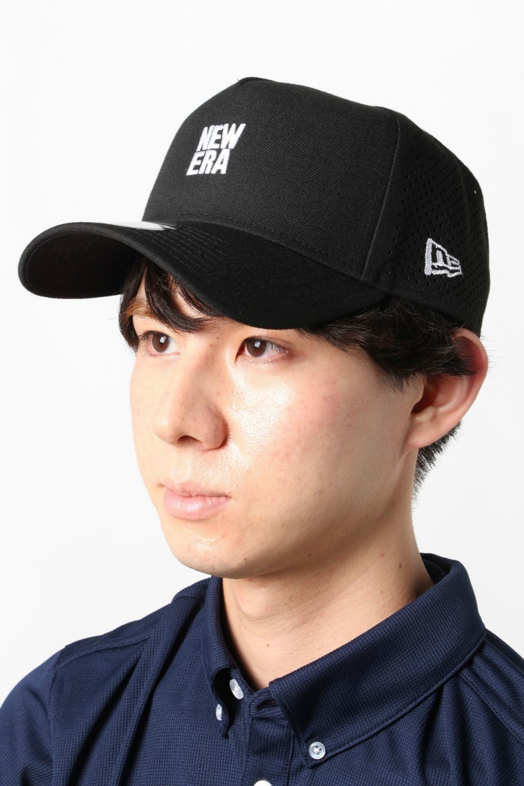 ニューエラ(NEW ERA) ゴルフ キャップ レーザー パフォーテッド スクエアロゴ ブラック 12674588 【国内正規品】【2021年 ...