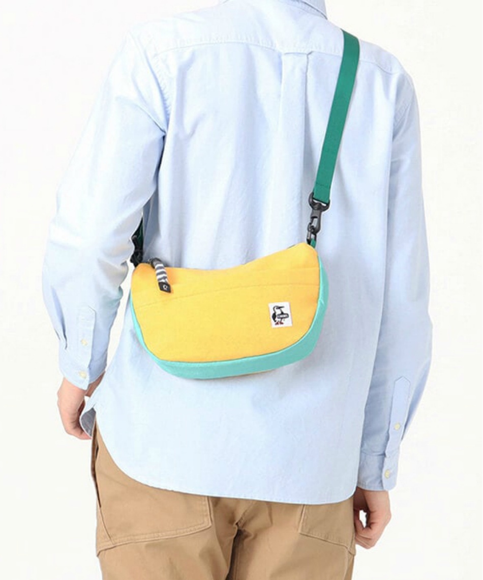 チャムス(CHUMS) ショルダーバッグ ミニバナナショルダースウェットナイロン Mini Banana Shoulder Sweat ...