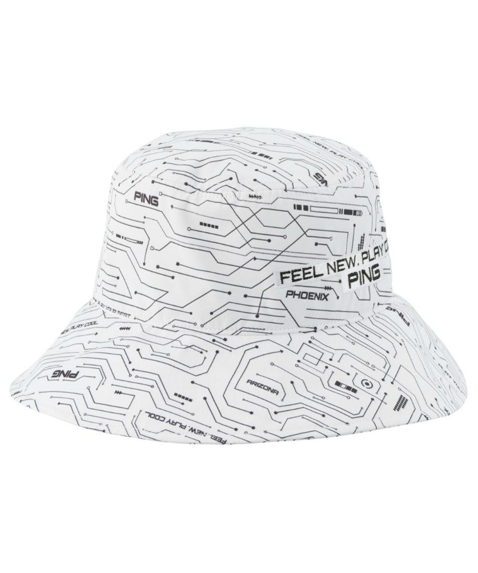 ピン(PING) ゴルフ ハット HW-F2409 ELECTRIC CIRCLE HAT エレクトリックサークルハット 37457 ...