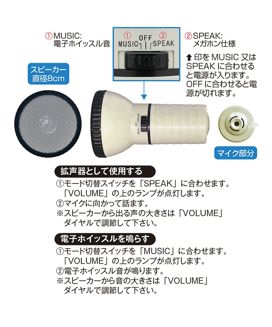 【店頭受取不可】 ユニックス コンパクトメガホン BX76-59 ‥ | スポーツ用品ならヒマラヤオンラインストア【公式】