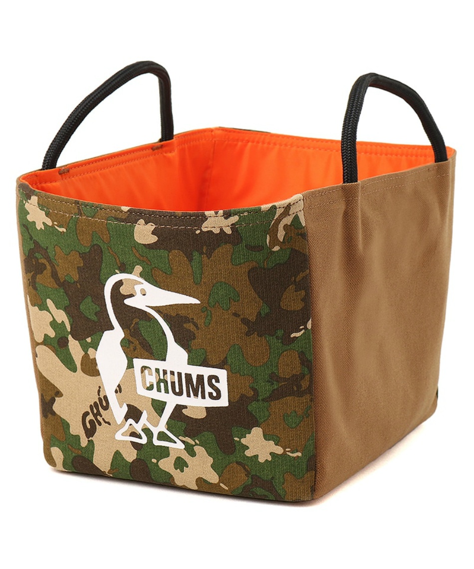 チャムス(CHUMS) 収納ボックス ロープハンドルバケットスリムスウェットナイロン CH60-3736 Splash Camo | スポーツ ...