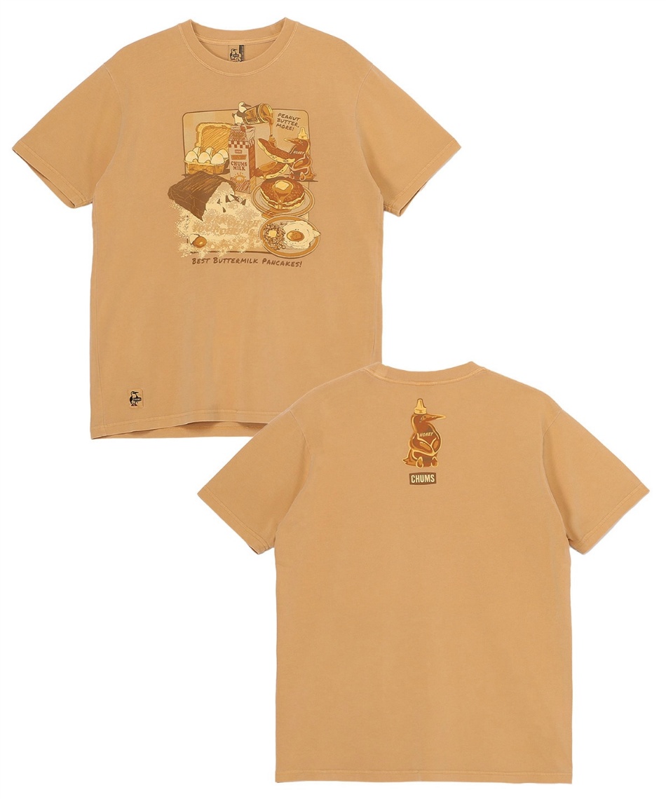 チャムス(CHUMS) Tシャツ 半袖 ブービーメープルシロップTシャツ CH11-2531 | スポーツ用品ならヒマラヤオンラインストア【公式】