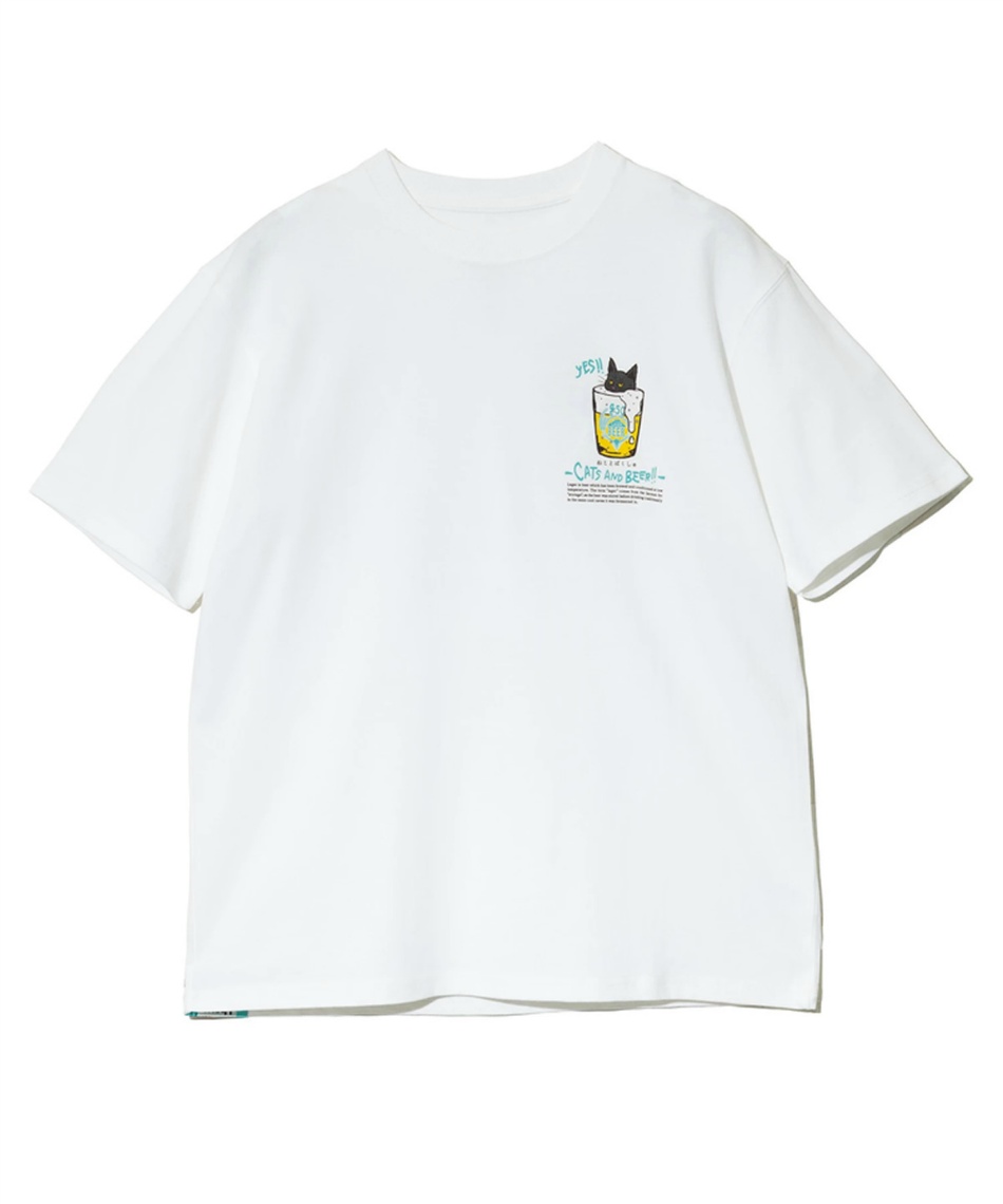 ゴースローキャラバン(Go Slow Caravan) Tシャツ 半袖 RAY綿 猫と麦酒TEE 無限麦酒2 342610 | スポーツ用品 ...
