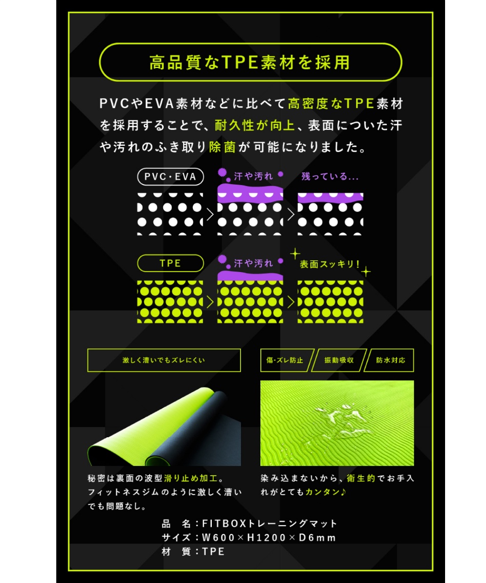 【メーカー直送】【代引不可】 AINEXT フィットネスバイク FITBOX BLACK + FITBOXトレーニングマット AY-147582 + AY-150704 | スポーツ用品なら ...