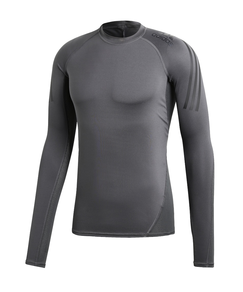 アディダス(adidas) アンダーウェア 長袖 アルファスキン チーム スリーストライプスロングスリーブTシャツ FVU96 | スポーツ用 ...