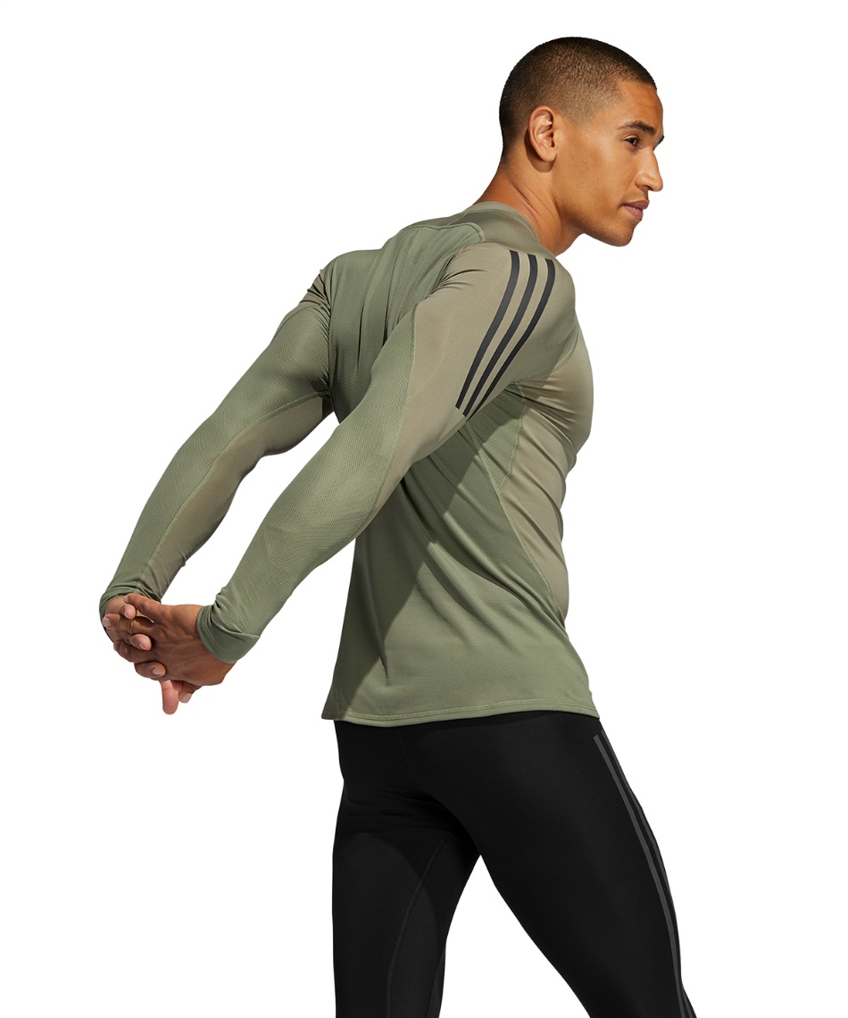 アディダス(adidas) アンダーウェア 長袖 アルファスキン チーム スリーストライプスロングスリーブTシャツ FVU96 | スポーツ用 ...