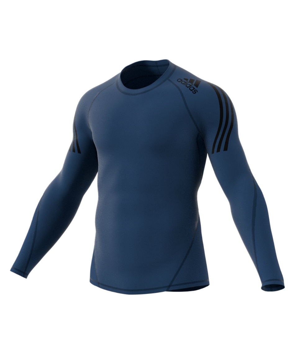 アディダス(adidas) アンダーウェア 長袖 アルファスキン チーム スリーストライプスロングスリーブTシャツ FVU96 | スポーツ用 ...