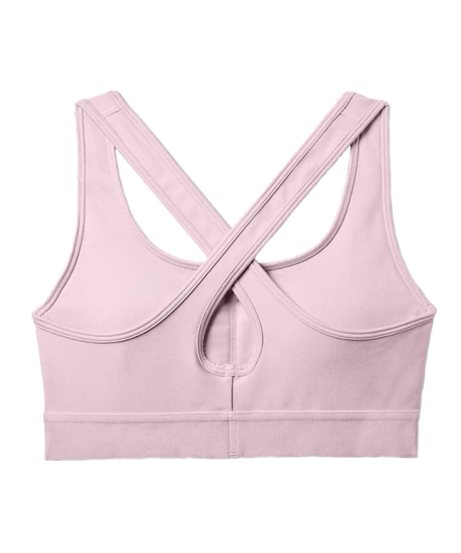 アンダーアーマー(UNDER ARMOUR) スポーツブラ ブラトップ UAアーマー ミッド クロスバック ヘザー ブラ 1310459 ...