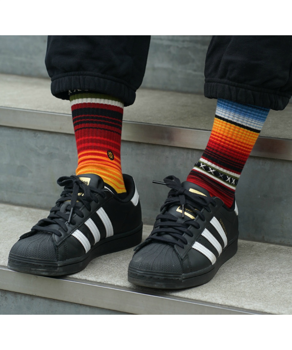 スタンス ソックス(STANCE SOCKS) ソックス SOCKS CURREN ST CREW 【20-21 2021モデル ...