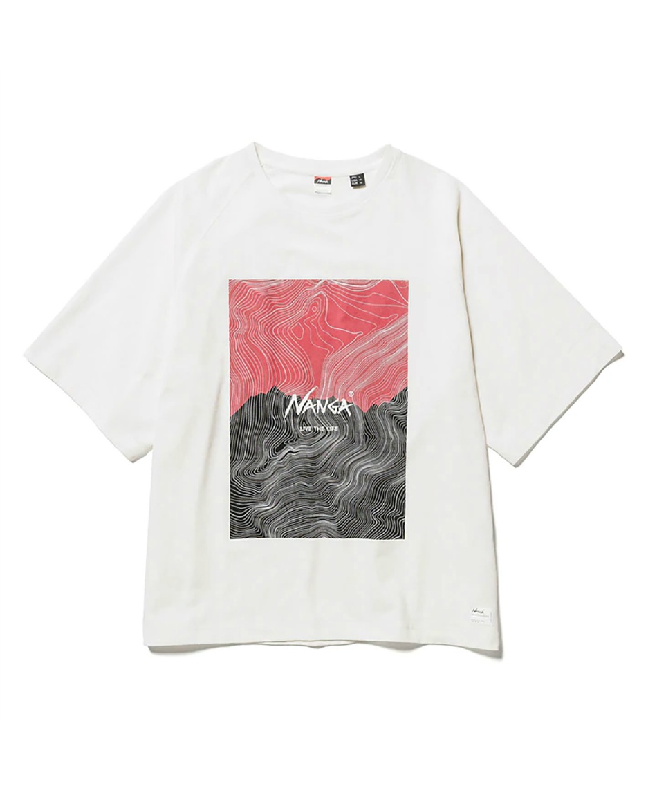 ナンガ(NANGA) Tシャツ 半袖 エコハイブリッド ルーズ コントアーマップティー N1RP WHT | スポーツ用品ならヒマラヤ ...