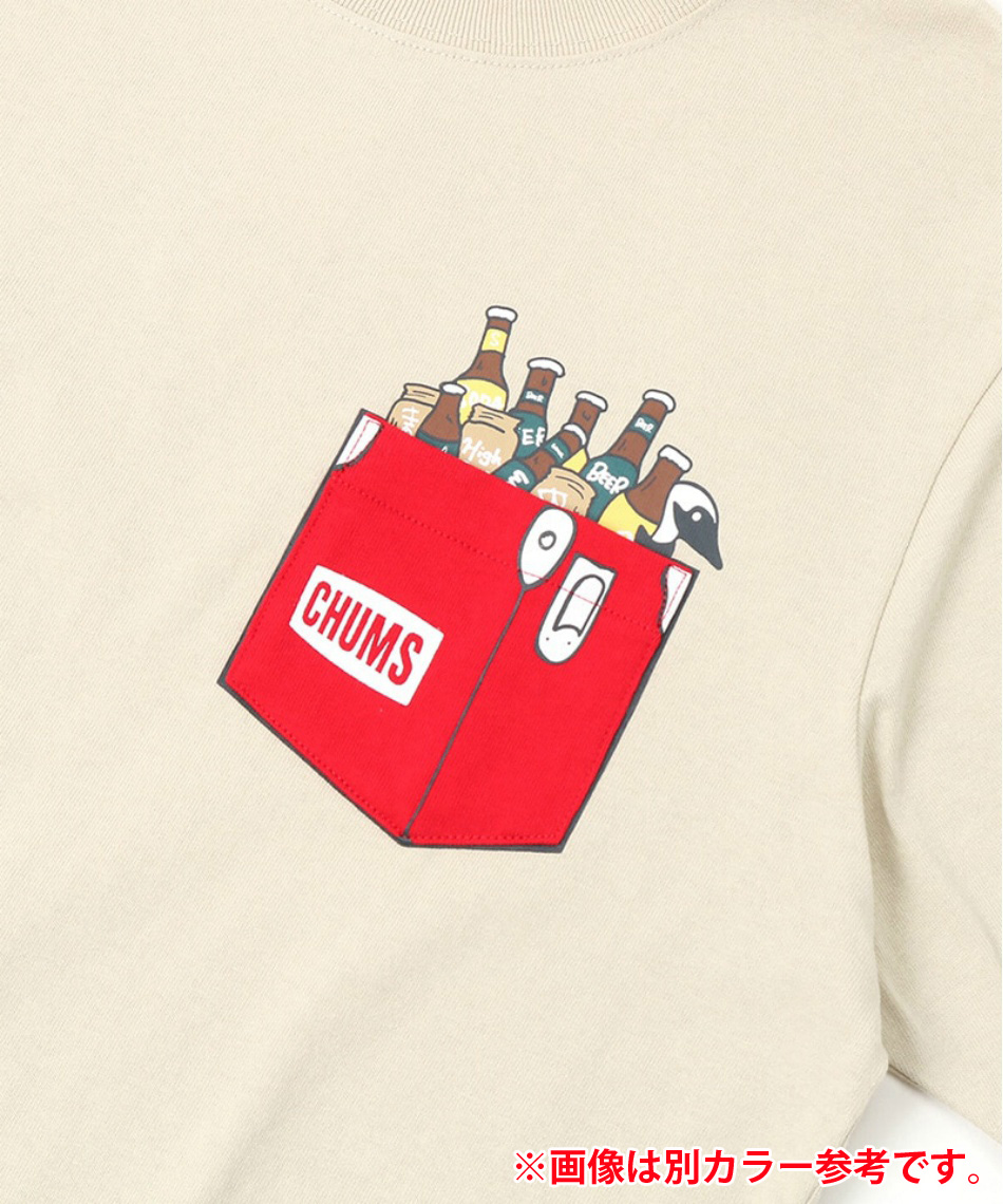 チャムス(CHUMS) Tシャツ 半袖 HWYCスチールクーラーポケットTシャツ HWYC Steel Cooler Pocket T-Shirt CH01-2160 White | スポーツ ...