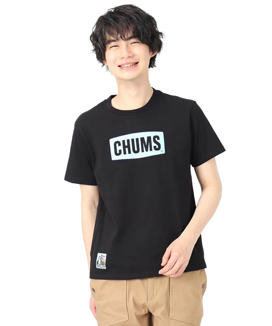 チャムス(CHUMS) Tシャツ 半袖 40イヤーズチャムスロゴ CH11-2252 Black | スポーツ用品ならヒマラヤオンラインストア【公式】