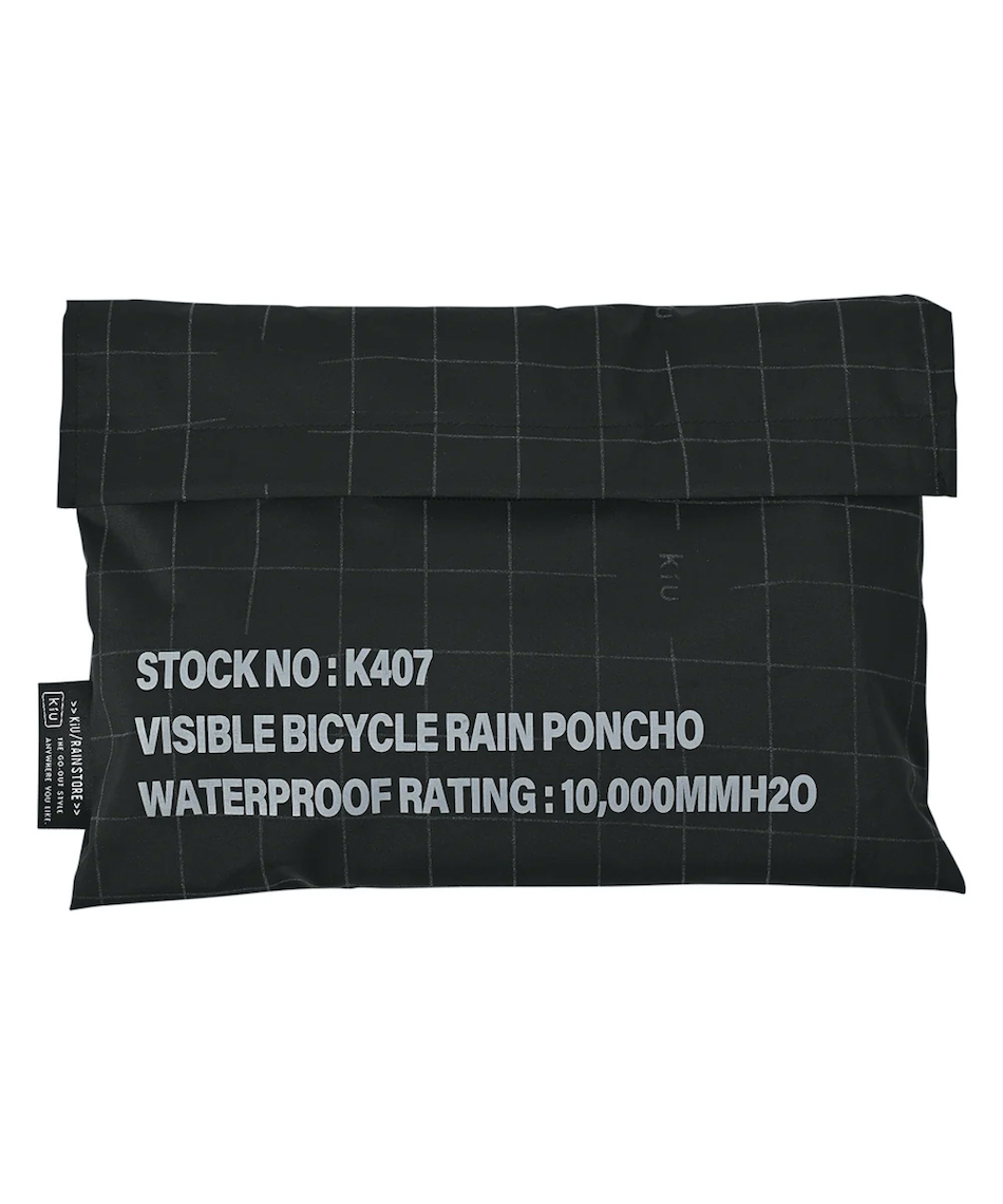 キウ(KiU) ポンチョ ビジブルバイシクルレインポンチョ K407 | スポーツ用品ならヒマラヤオンラインストア【公式】