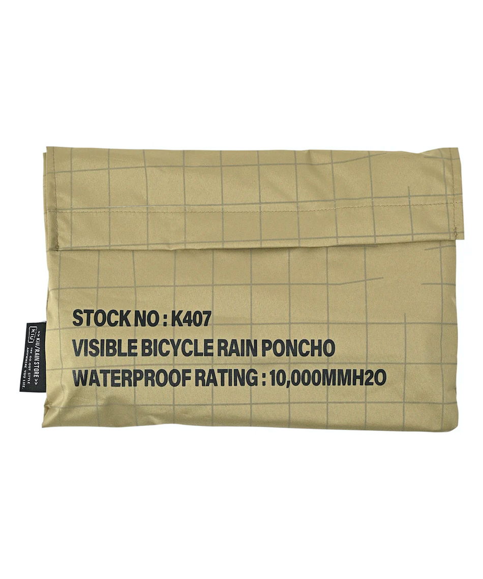 キウ(KiU) ポンチョ ビジブルバイシクルレインポンチョ K407 | スポーツ用品ならヒマラヤオンラインストア【公式】