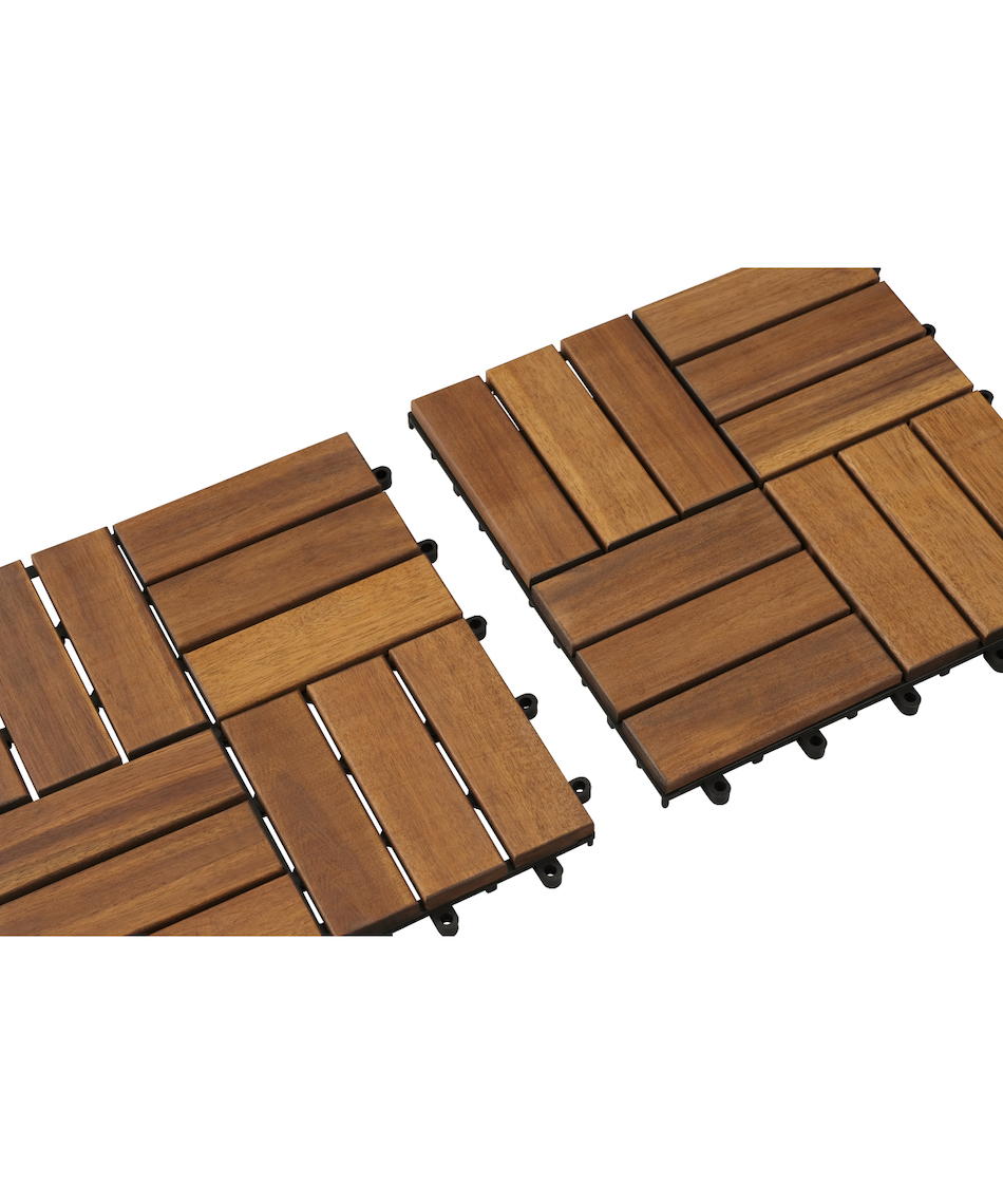 アイリスオーヤマ(IRIS OHYAMA) ウッドパネル ウッドタイルデッキ 30点セット 天然木 WTD-12set30 【ご自宅配送限定】‥ | スポーツ用品ならヒマラヤオンラインストア【公式】