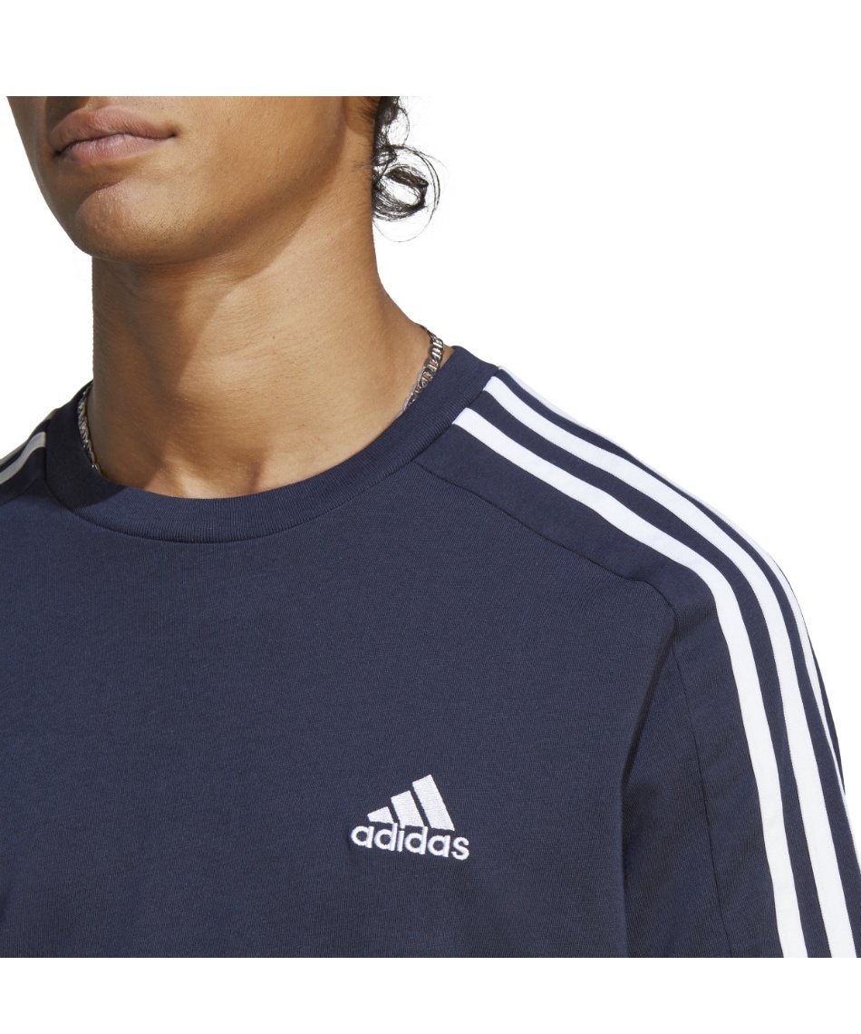 Tシャツ 半袖 エッセンシャルズ シングルジャージー スリーストライプスTシャツ ECQ97-IC9335 | スポーツ用品ならヒマラヤ ...