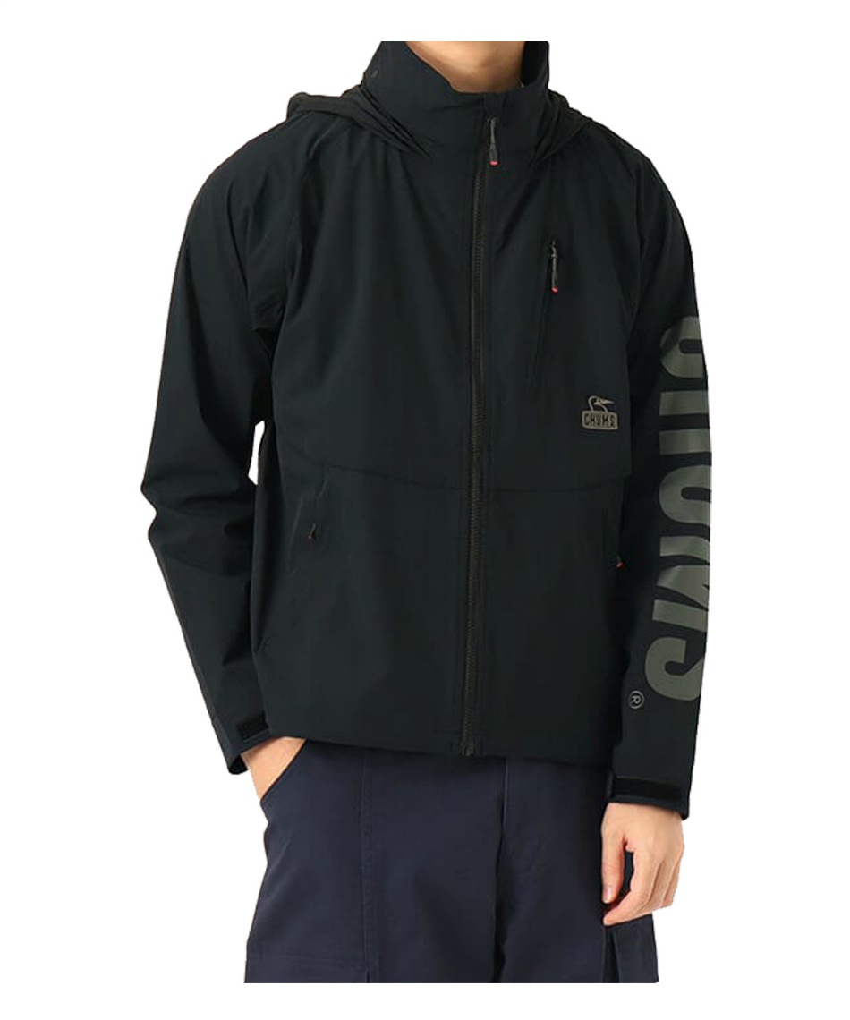 チャムス(CHUMS) マウンテンパーカー エアトレイルストレッチチャムスジャケット CH04-1343 Black | スポーツ用品なら ...