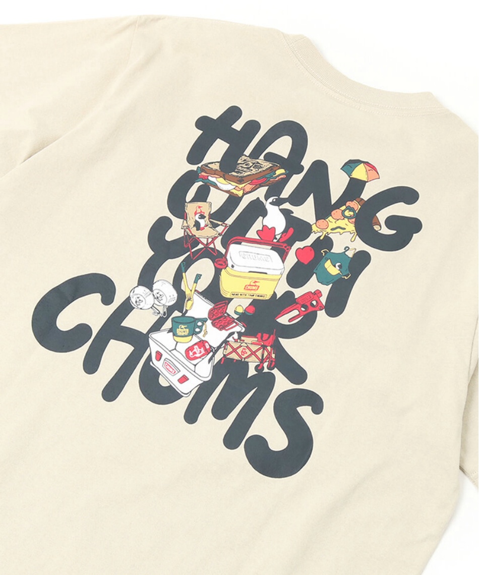 チャムス(CHUMS) Tシャツ 半袖 HWYCスチールクーラーポケットTシャツ HWYC Steel Cooler Pocket T-Shirt CH01-2160 Greige ...