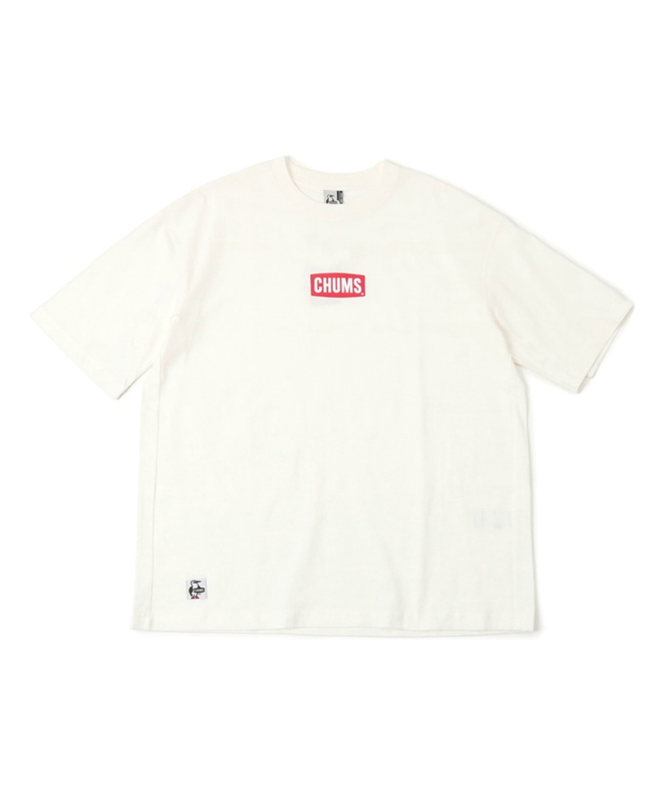 チャムス(CHUMS) Tシャツ 半袖 オーバーサイズドミニチャムスロゴTシャツ Oversized Mini CHUMS Logo T-Shirt CH01-2165 White ...