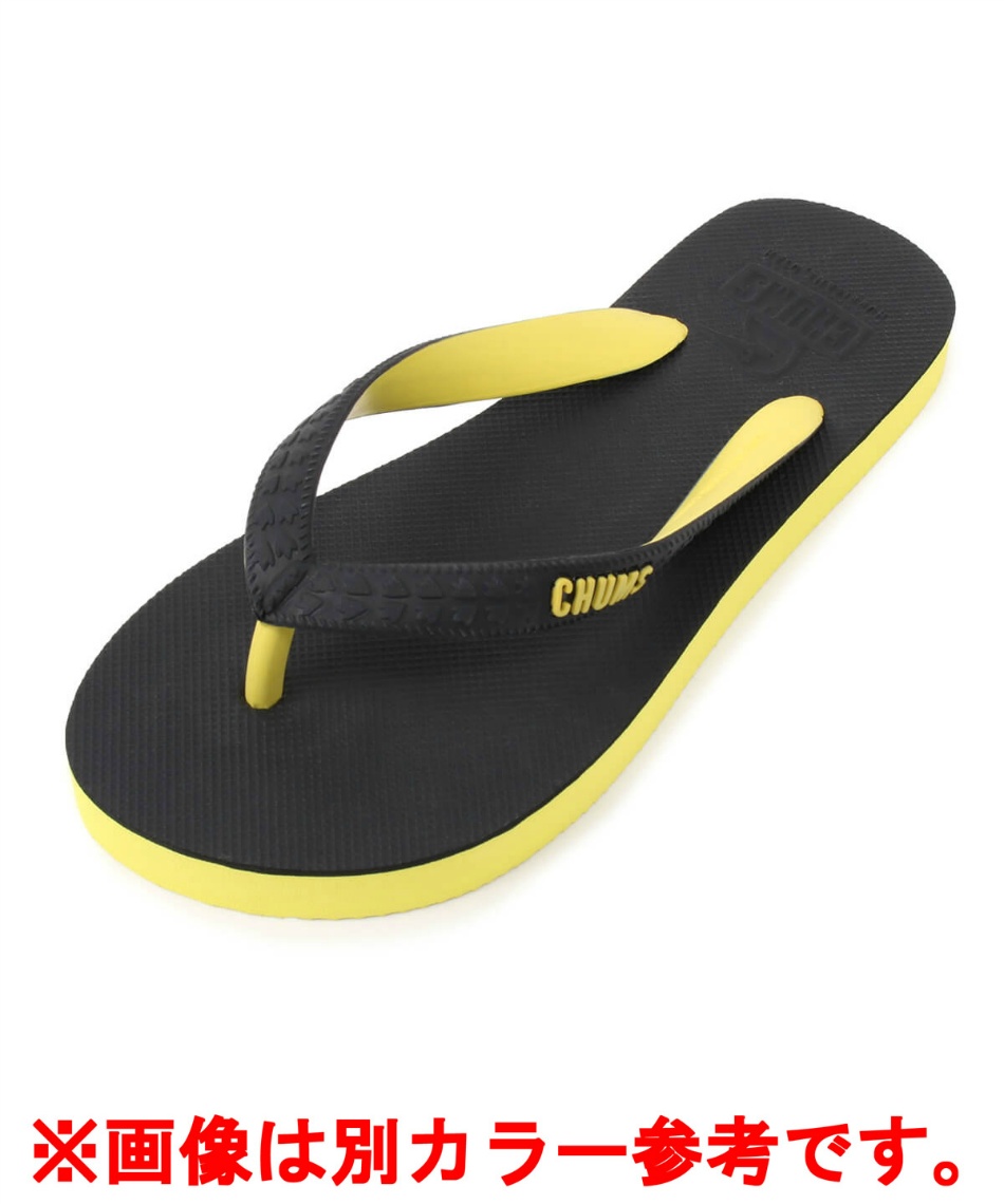 【送料無料】チャムス CHUMS ビーチサンダル メンズ レディース ブービーチサンダル CH63-1017 Yellow/Green ...