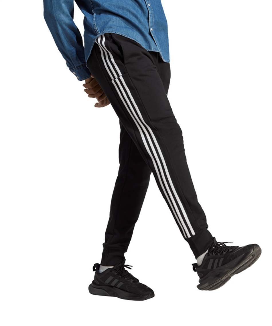 アディダス(adidas) スウェットジョガーパンツ エッセンシャルズ フレンチテリー テーパードカフ スリーストライプス パンツ ...