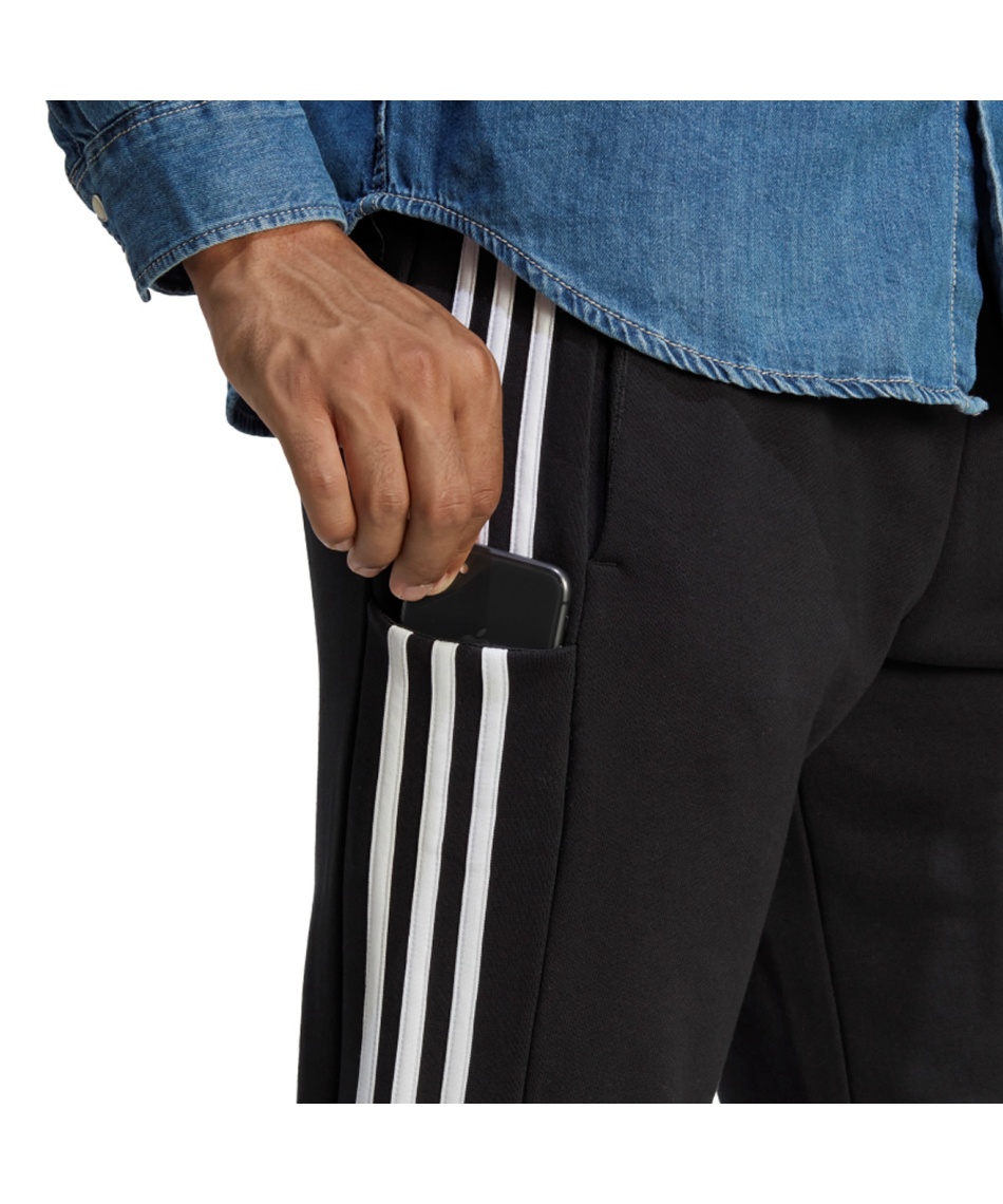 アディダス(adidas) スウェットジョガーパンツ エッセンシャルズ フレンチテリー テーパードカフ スリーストライプス パンツ ...