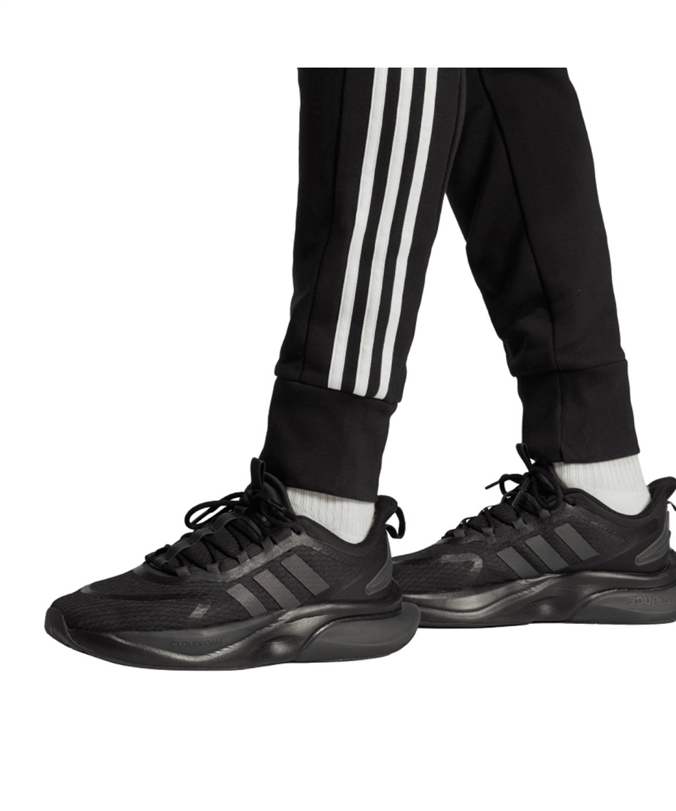 アディダス(adidas) スウェットジョガーパンツ エッセンシャルズ フレンチテリー テーパードカフ スリーストライプス パンツ ...
