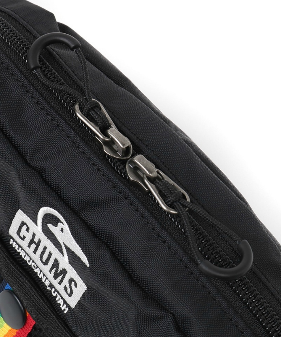 チャムス(CHUMS) ポーチ スプリングデール CH60-3753 BLACK/RAINBOW | スポーツ用品ならヒマラヤオンラインストア【公式】
