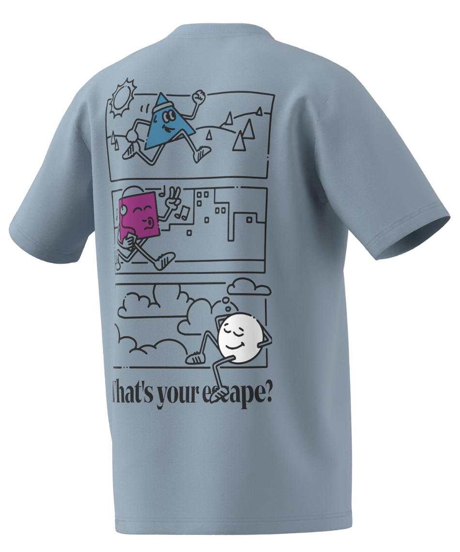 【トレカCP対象】 Tシャツ 半袖 ポジティビティ シェイプ グラフィック 半袖Tシャツ IW2704 JTM07 | スポーツ用品なら ...