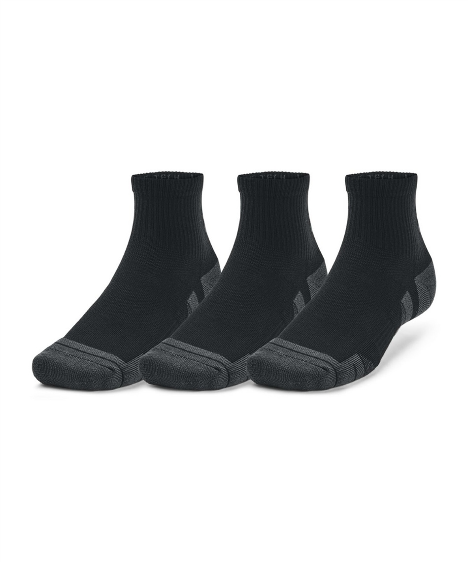 アンダーアーマー(UNDER ARMOUR) ソックス UA Performance Tech 3pk Qtr 1379510-001 ...