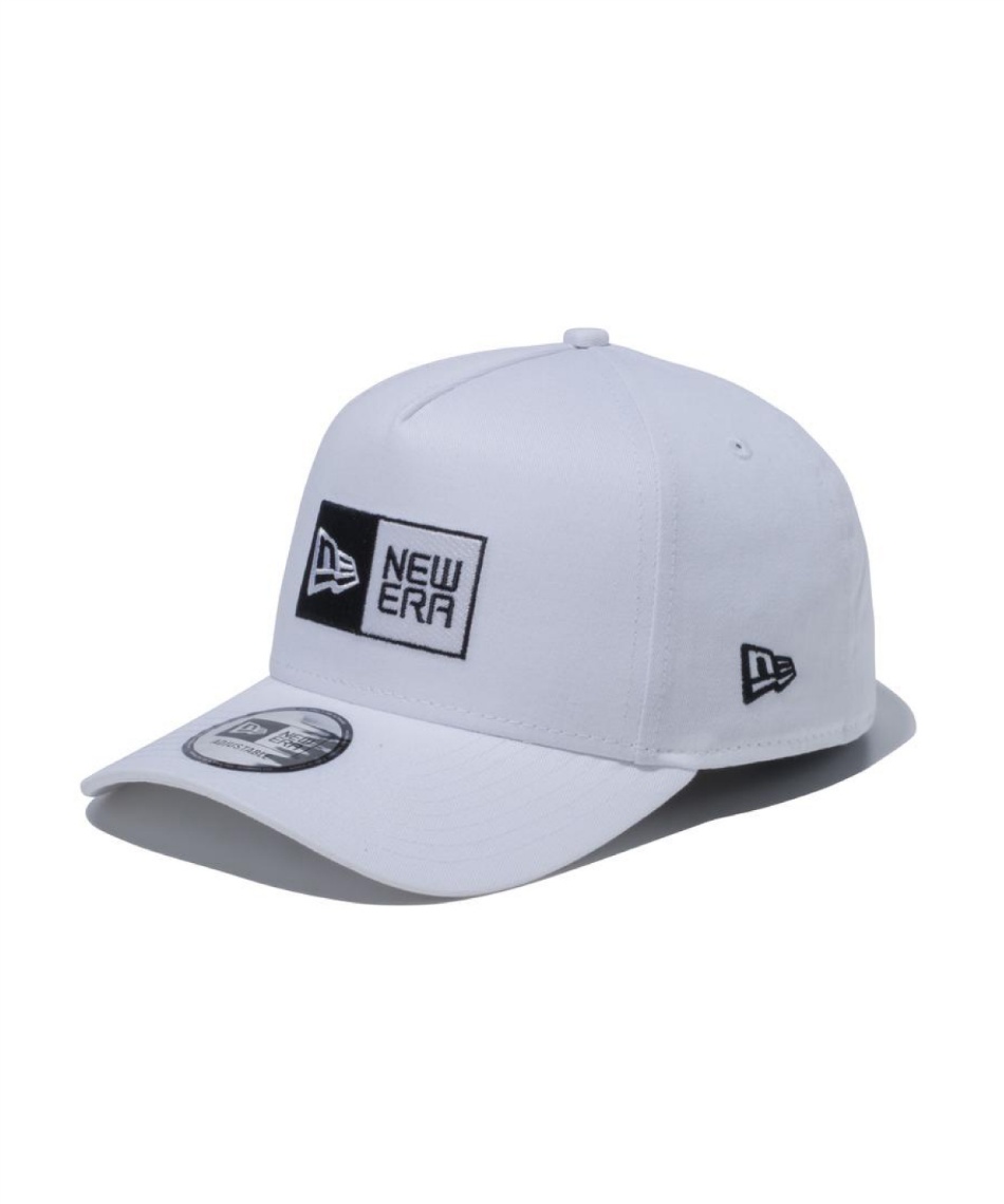 ニューエラ(NEW ERA) ゴルフ キャップ 9FORTY A-Frame ボックスロゴ ホワイト × ブラック 12653772 【国内 ...