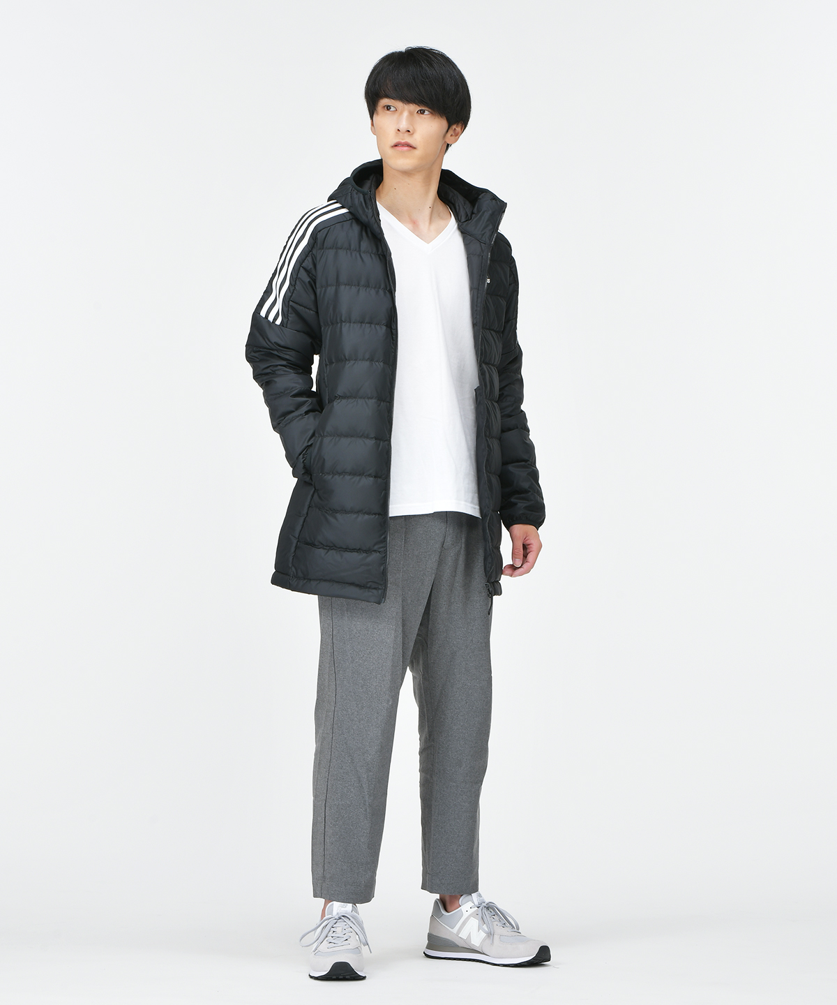 アディダス(adidas) ダウンジャケット エッセンシャルズ ダウンパーカー GH4604 IZG15 | スポーツ用品ならヒマラヤ ...