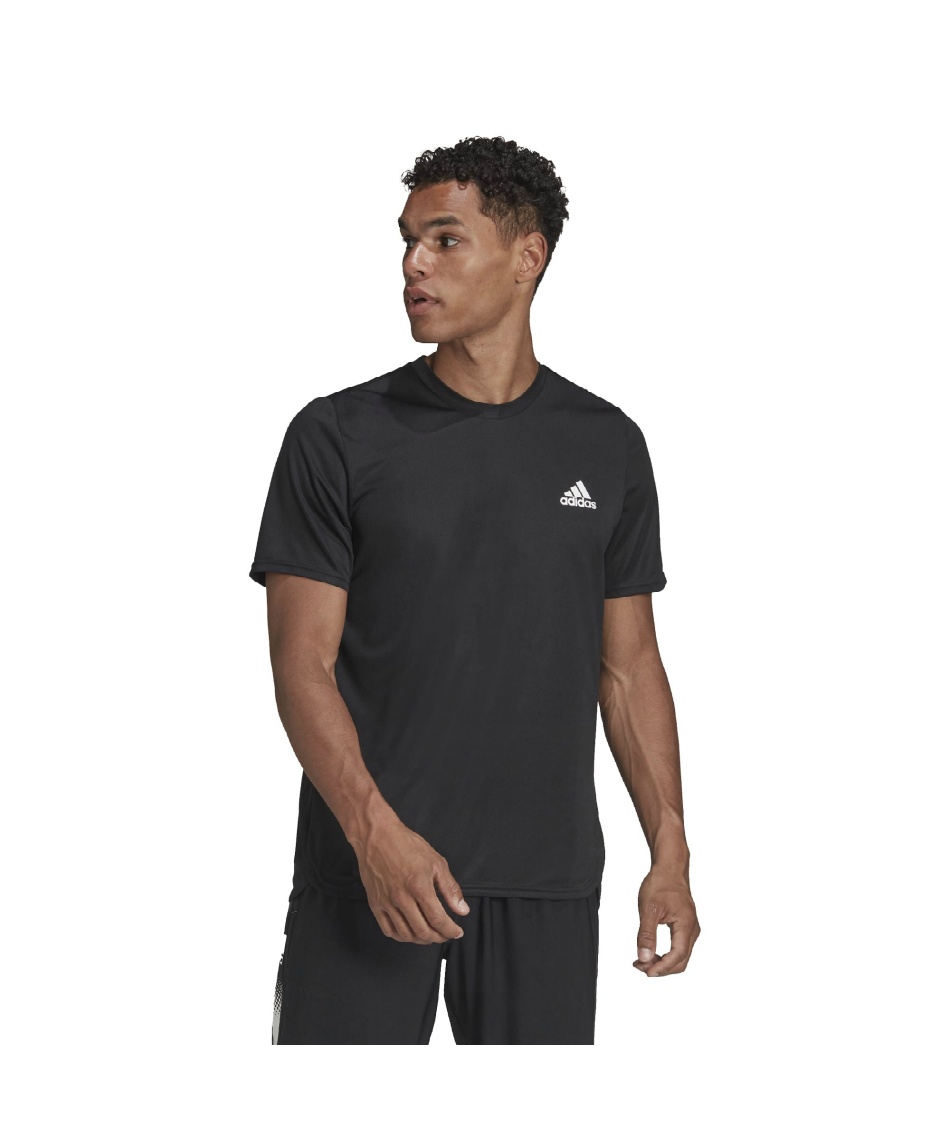 アディダス(adidas) Tシャツ 半袖 AEROREADY デザインド フォー ムーブメント 半袖Tシャツ HF7214 DK436 ...