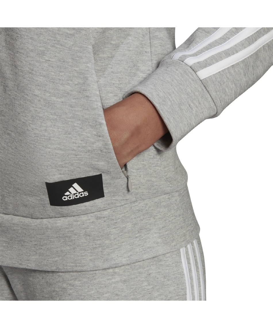 アディダス(adidas) スウェットパーカー スポーツウェア フューチャー アイコン スリーストライプス フード付きトラックトップ ...