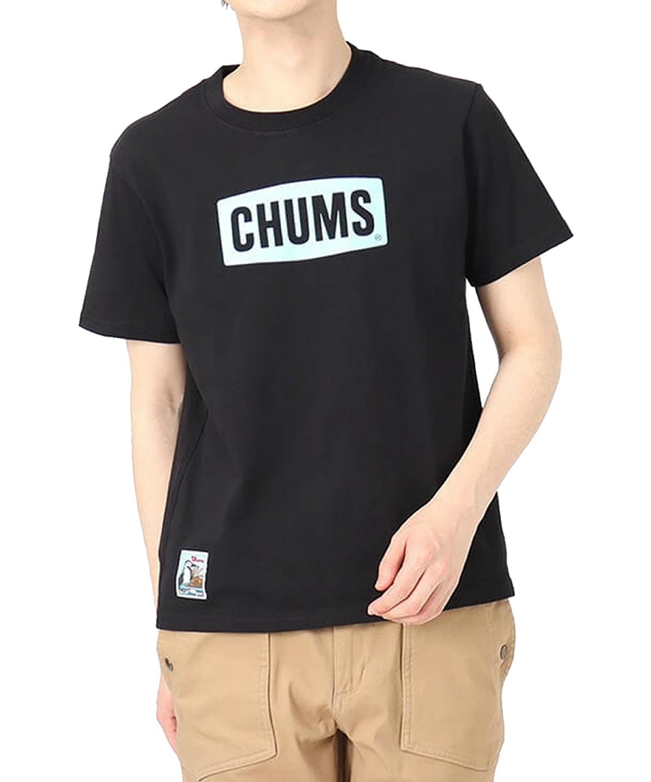 チャムス(CHUMS) Tシャツ 半袖 40イヤーズチャムスロゴTシャツ CH01-2252 Black | スポーツ用品ならヒマラヤオンラインストア【公式】