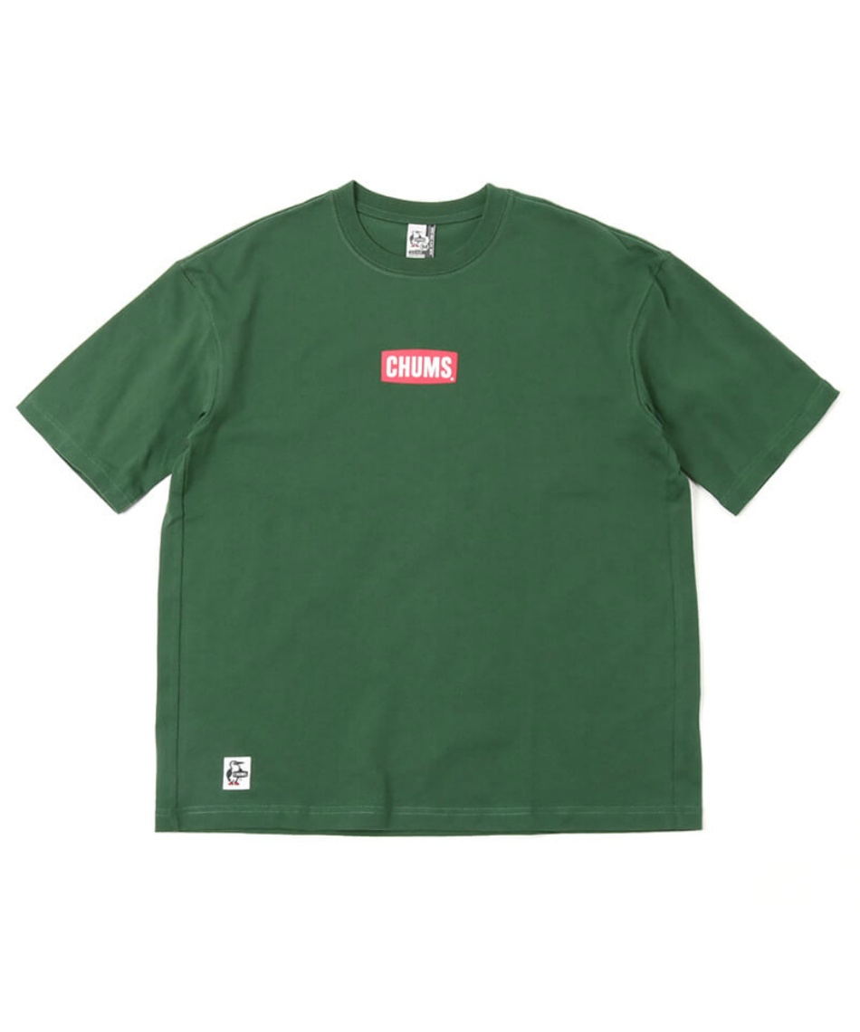 チャムス(CHUMS) Tシャツ 半袖 オーバーサイズドミニチャムスロゴTシャツ Oversized Mini CHUMS Logo T ...