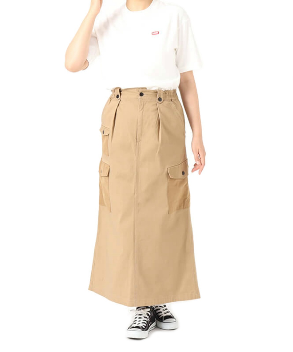 チャムス(CHUMS) スカート ストレッチキャンピングロングスカート Stretch Camping Long Skirt CH18 ...