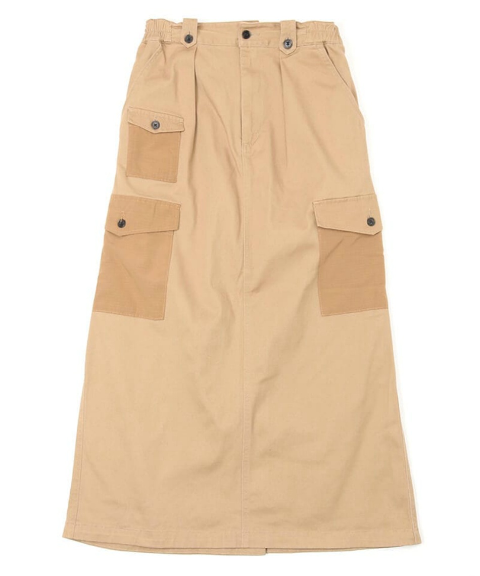 チャムス(CHUMS) スカート ストレッチキャンピングロングスカート Stretch Camping Long Skirt CH18 ...