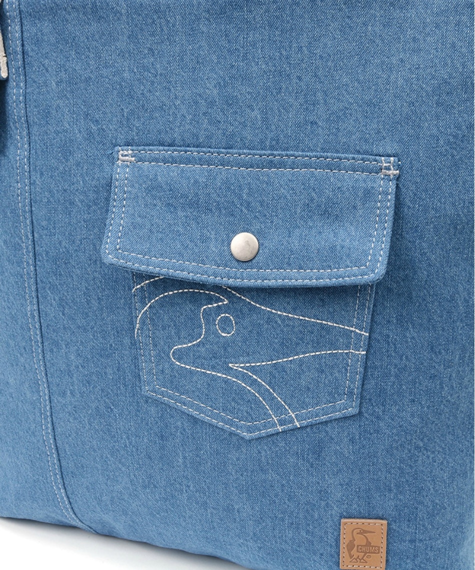 チャムス(CHUMS) トートバッグ ビーバートートバッグ Beaver Tote Bag CH60-3782 LT.INDIGO ...