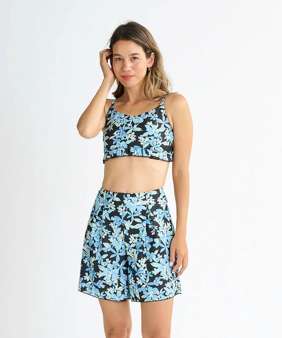 ROXY ロキシー ラッシュTシャツ付き 水着 レディース Roxy ARTSY FLORAL RSW251010-BLK ロキシー(ROXY) 水着 ビキニ ARTSY FLORAL ウィメンズ ラッシュTシャツ